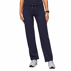 FIGS Livingston Basic Scrub Pants for Women – Navy Blue, L