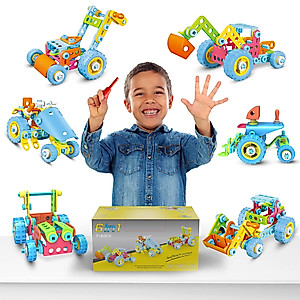STEM Toys, Building Toys for Boys Age 7 8 9 10, 6IN1 Kids Building Kit, Educational Toys, Build and Play, Perfect for a Birthday Gift for Your Kid, Nephew, or Grandson