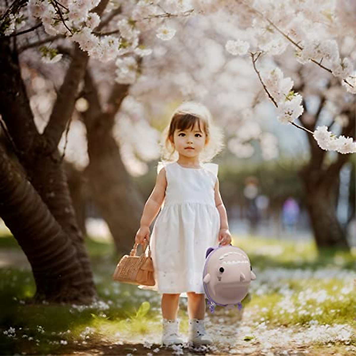 MAISON MISFITS 15 3D Shark Toddler Backpack Kids Animal Cartoon Preschool Mini Schoolbag Children for Girls Boys Hard Shell