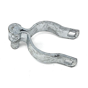 Pressed Steel Chain Link Fence Post Hinge w/Bolt - (2 Sets Pack) (2-3/8")