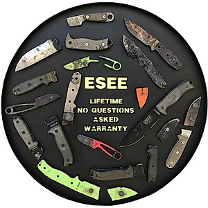 ESEE Knives Expat Knives Black G10 Handle Cleaver CL1