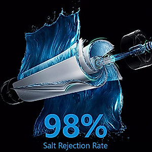 Sandmonk Reverse Osmosis Membrane 75GPD Water Filter Replacement for Reverse Osmosis System 11.75"x1.75" Under Sink RO Drinking Purify for House, 98% Desalination Rate