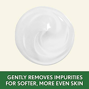 Aveeno Positively Radiant Skin Brightening Exfoliating Daily Facial Scrub, Moisture-Rich Soy Extract, Oil- & Soap-Free Tone-Evening Face Cleanser, Hypoallergenic & Non-Comedogenic, 5 oz