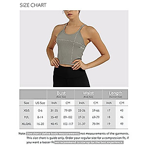 ODODOS Women's Crop 3-Pack Washed Super Soft Lightweight Rib-Knit Camisole Crop Tank Tops, Mushroom Taupe Charcoal, X-Small/Small
