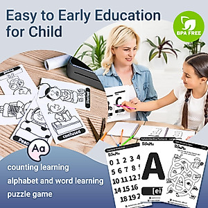 PhoFuta Mini Printer for iPhone, Sticker Printer Machine Portable Thermal Inkless Photo Printer via Bluetooth, Can Print 53mm(2 inch)/80mm(3 inch) Width Paper,Note Buddy Best for Memo,Journal,Plan