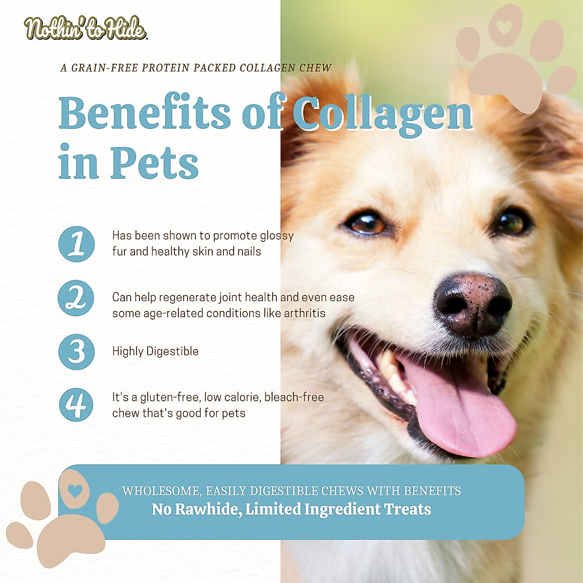 Fieldcrest Farms Nothing to Hide Natural Rawhide Alternative Twist Stix for Dogs - 3 Pack (30 Sticks) Premium Grade Easily Digestible Chews - Great for Dental Health (Beef, Stix)…