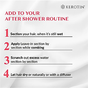 Kerotin Leave-in Conditioner - Curl and Wavy Hair - Detangler, Moisturizing and Anti-Frizz, Approved Cream with Argan Oil | Free of Sulfate and Artificial Fragrances.