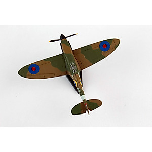 Daron Postage Stamp RAF Spitfire Mkii Battle of Britain Vehicle (1/93 Scale) , Brown
