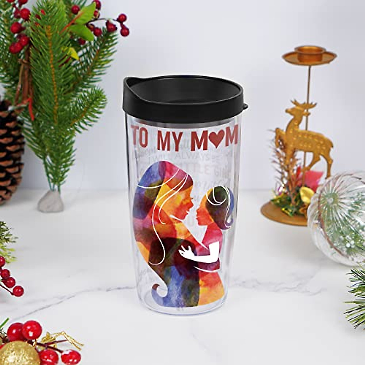 Modwnfy Mothers Day Gifts, To My Mom Tumblers, Gifts for Mom From Daughter, Mom Gifts Mom Christmas Gifts Mom Birthday Gifts, Valentine’s Day Gifts for Mom Women, Double Walled Mom Tumblers 16 Oz