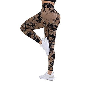 gymfrog Scrunch Butt Lifting Leggings for Women Seamless High Waisted Workout Yoga Pants Ruched Booty Leggings