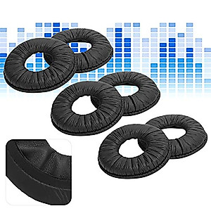 Lazmin112 3 Pairs Ear Pads, Replacement Headset Cushion Cover Fit for Sony MDR‑ZX100 ZX300 V150 V250 Headphone