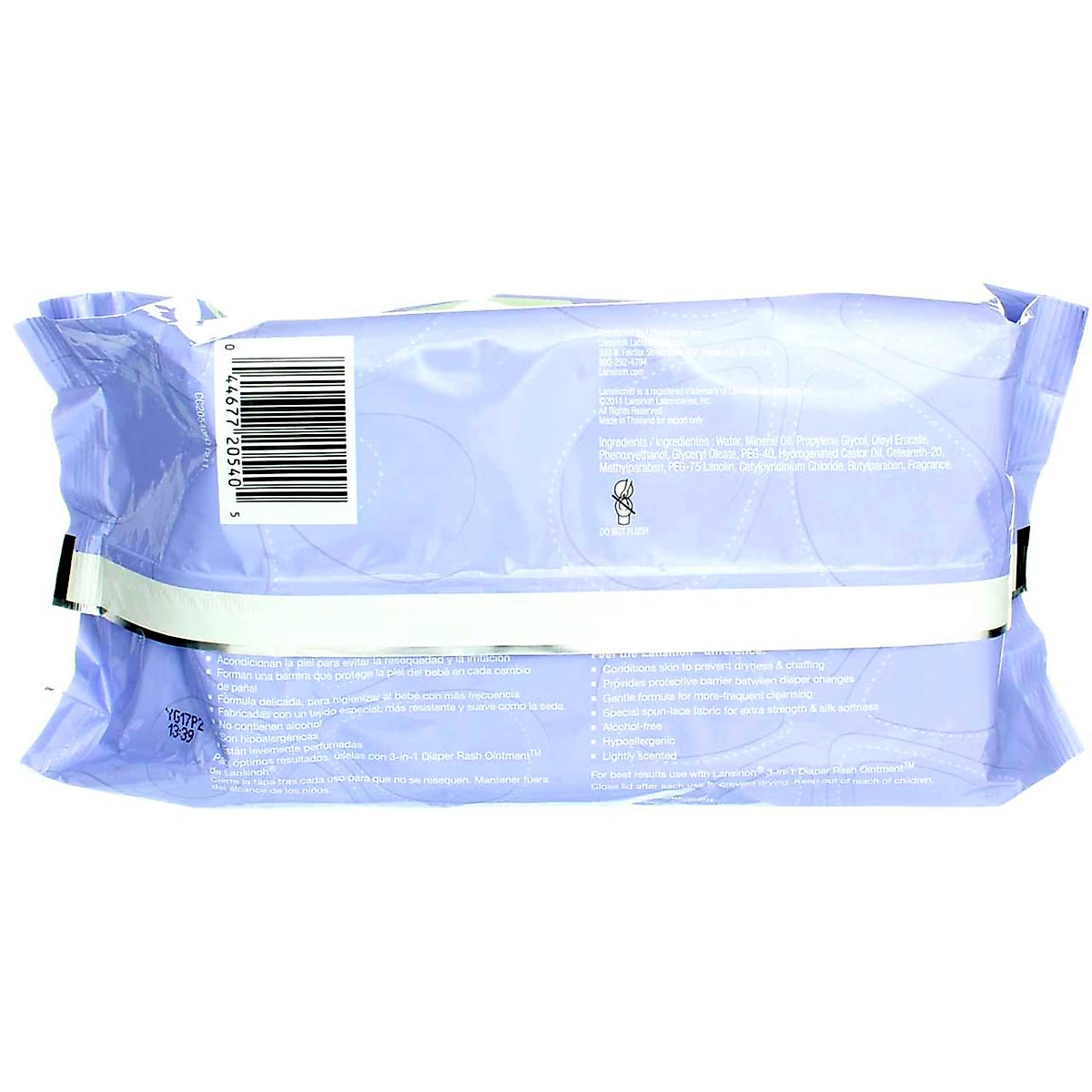 Lanisinoh Clean and Conditioning Cloth Baby Wipes 80 Count (6 Pack)