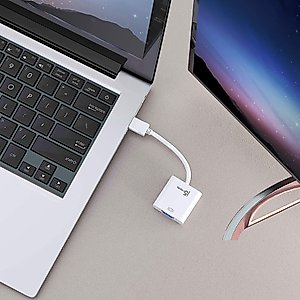 j5create HDMI to VGA Adapter (Male to Female) for Laptop, Notebook, Computer, Desktop, PC, Chromebook, Monitor, Projector, Raspberry Pi, Roku, Xbox, PS4, PS3 and More (JDA213)