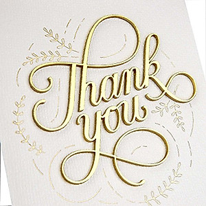 Hallmark Signature Thank You Card, Thank You So Much (Nurses Day Card, Teacher Appreciation, Healthcare Worker Gift)