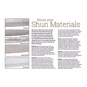 Shun DMS0430 Cutlery Shima Set-5", 4 Piece, Razor-Sharp Meat Slicing Knife, Keeps Juices in Steak and Preserves Flavor, Handcrafted Japanese Kitchen Knives, Small, Silver