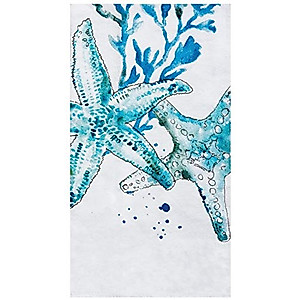 C&F 84265326 Printed Starfish Flour Sack Dishtowel