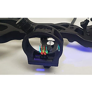 SAS Compound Bow Fiber Optic LED Sight Light 3/8-32 Thread Universal Fit