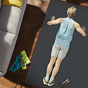 Vivitory Extra Large Yoga Mat for Home Workout 6'x4'x7mm, Large Exercise Mat, Ultra Durable, Non-Slip, Workout Mat for Instant Home Gym Flooring, Gym Mats for Cardio, Weightlifting, Jump Rope, MMA,