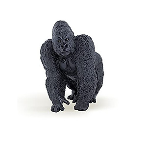 Papo -hand-painted - figurine -Wild animal kingdom - Gorilla -50034 -Collectible - for Children - Suitable for Boys and Girls- from 3 years old