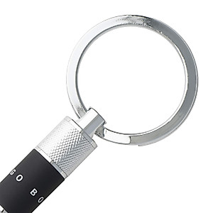 Hugo Boss Key ring Ribbon Keyring, 6 cm,Chrome