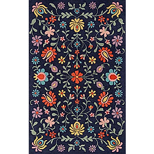 Momeni Newport Area Rugs, 2' X 3', Navy