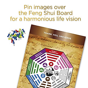 Magnificent 101 Large 23" x 17" Feng Shui Vision Board Kit | Create a Board of Your Ambitions & Turn Your Dreams into Reality by Visualizing & Manifesting Those Life Goals | Gift for Women