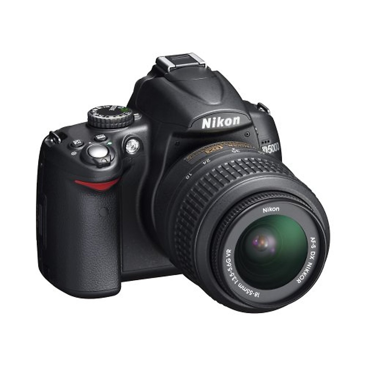 Nikon D5000 12.3 MP DX Digital SLR Camera with 18-55mm f/3.5-5.6G VR Lens and 2.7-inch Vari-angle LCD (Renewed)