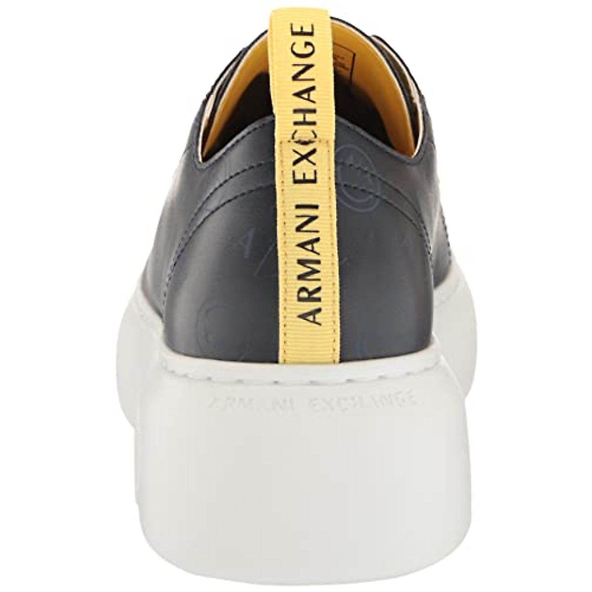 A|X ARMANI EXCHANGE Women's Oversized Sneaker, Blue+Sea, 8