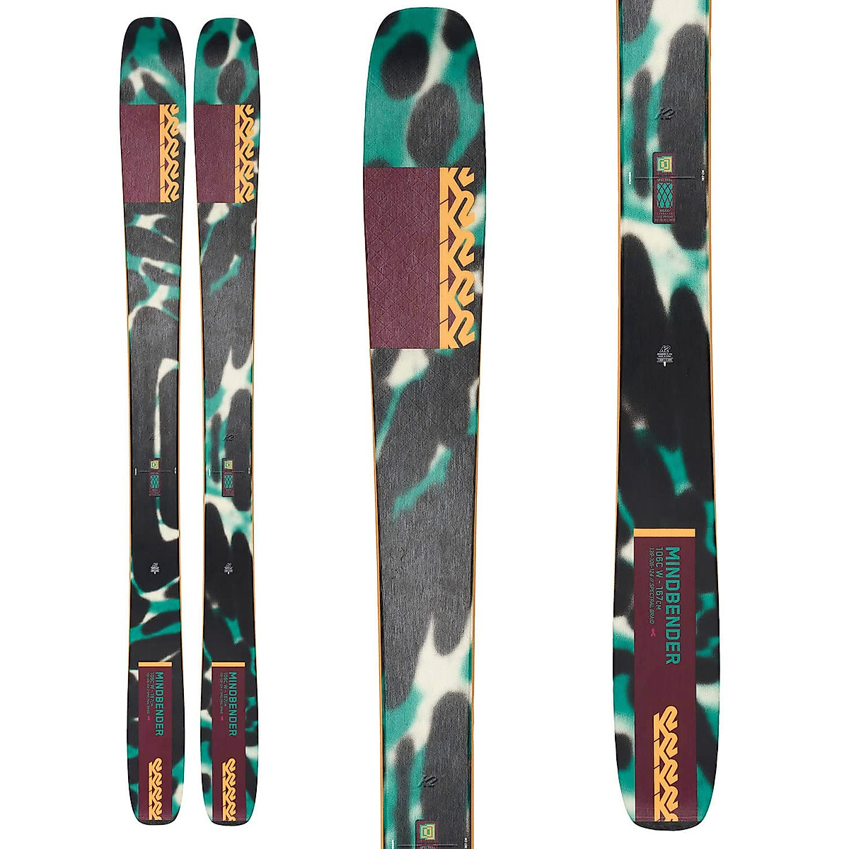 K2 Mindbender 106 C Womens Skis 175cm