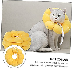 DOITOOL 3pcs Elizabeth Circle Surgery Protective Collar Cat Cone Collar Soft Cat Recovery Neck Cone Puppy Collars for Small Puppies Puppy Cone Puppies Collars Kitten Cat Headgear Pp Cotton