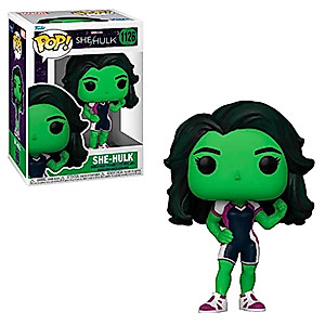 POP Marvel: [She Hulk] Attorney at Law - [She Hulk] Funko Vinyl Figure (Bundled with Compatible Box Protector Case), Multicolor, 3.75 inches