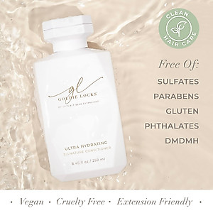 Goldie Locks Ultimate Travel Duo, Ultra Hydrating Signature Shampoo & Conditioner Hair Care Set, Infused with Marula Oil, Biotin, Rose Water & White Truffle, Sulfate & Paraben-Free, 3.4 Oz Each