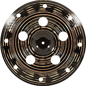 Meinl Cymbals Classics Custom Dark 16" Trash Stack Cymbal for Drum Set, Pair — Made in Germany — B12 Bronze, 2-Year Warranty (CC-16DASTK)