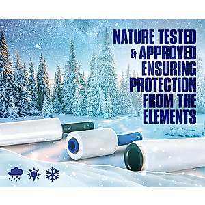 International Plastics (R) Industrial Mini Stretch Wrap Film with Handle 5" 1000 ft 80 Gauge for Pallet Wrap, Moving Supplies Stretch Wrap & Shrink Wrap Cling Packaging Heavy Duty (2)