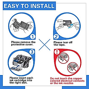 JONITY Remanufactured Printer Ink Cartridge Replacement for Canon PG 260XL CL-261XL 260 261 XL Used for TS5320 TS6420 TR7020 ( Combo Pack 1 Black 1 Color)