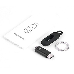 R09 Mini Smartphone IR Remote Controller Adapter for Android Smart Phone Mini Infrared Universal Control All in One Air Conditioner/TV/DVD/STB (Black-Type C)