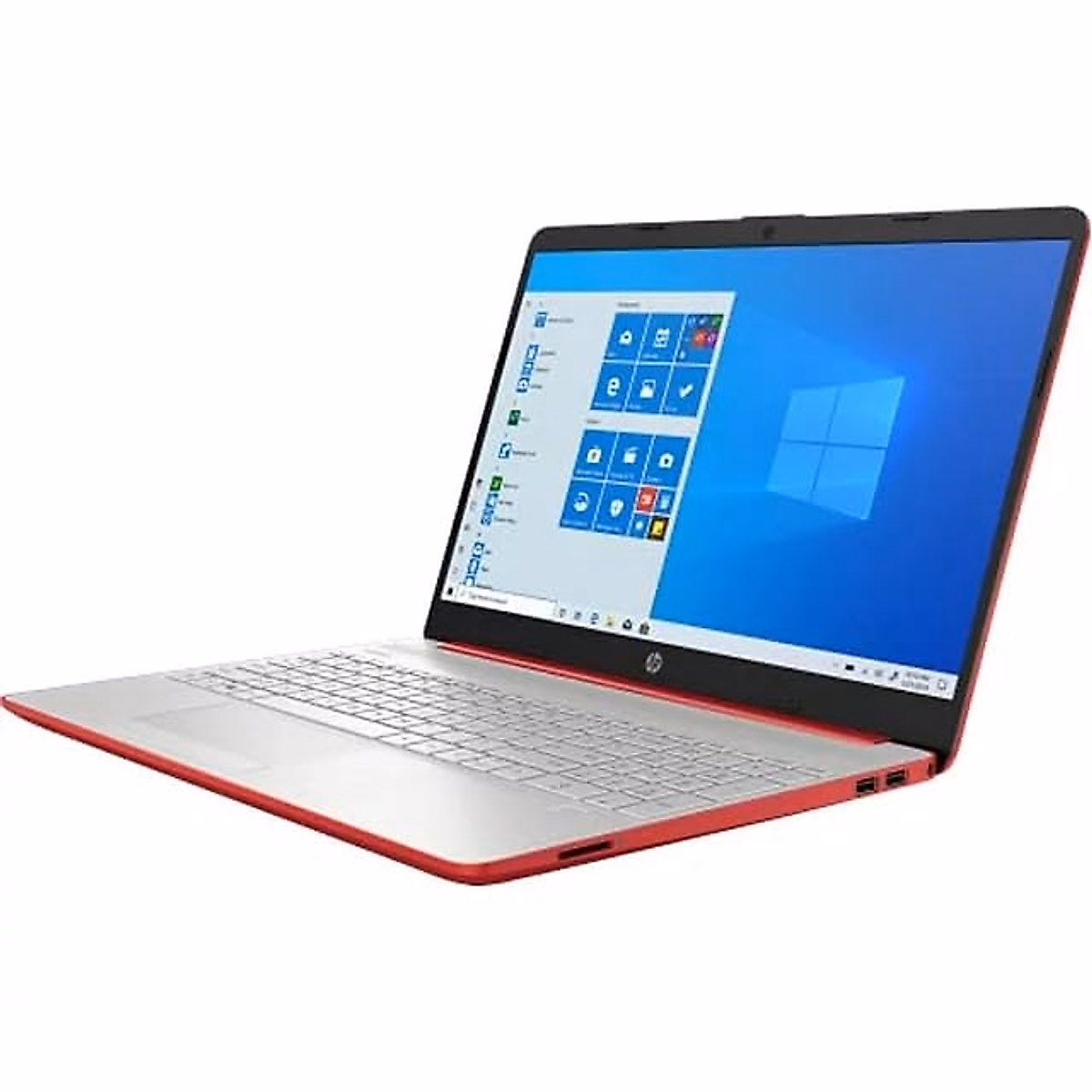 HP 15-DW000 2022 Business Laptop 15.6" HD 1366x768 4-Core Pentium Silver N5030 16GB DDR4 512GB SSD Intel UHD Graphics Wi-Fi 5 Windows 11 Pro Scarlet Red w/ONT 32GB USB