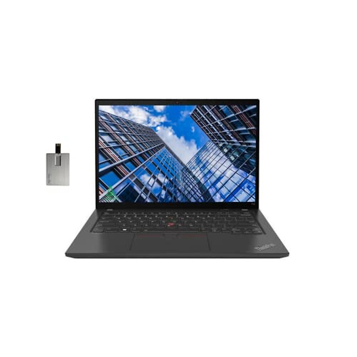 2022 Lenovo Thinkpad T16 16" WQXGA FHD IPS 300 nits Business Laptop, Intel Core i7-1255U, 32GB RAM, 1TB SSD, Fingerprint Reader, Backlit Keyboard, Windows 11 Pro, Black, 32GB USB Card