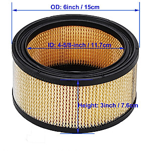 HIFROM (Pack of 1 45 083 02-S Air Filter Pre-Filter Compatible with Kohler K321 K341 K482 K532 K582 M8 M10 M12 M14 M18 M20 Engine Replace 45 083 02 S 45 083 01S