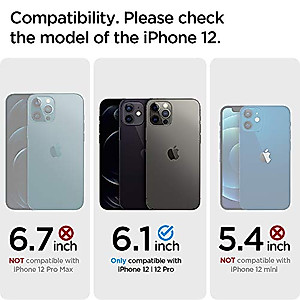 Spigen for iPhone 12 Pro Case, Tough Armor Case for iPhone 12 & 12 Pro - Black