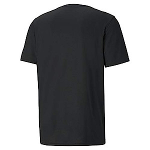 PUMA Men'sPerformance Cat Tee (Available in Big and Tall Sizes), Black, Medium