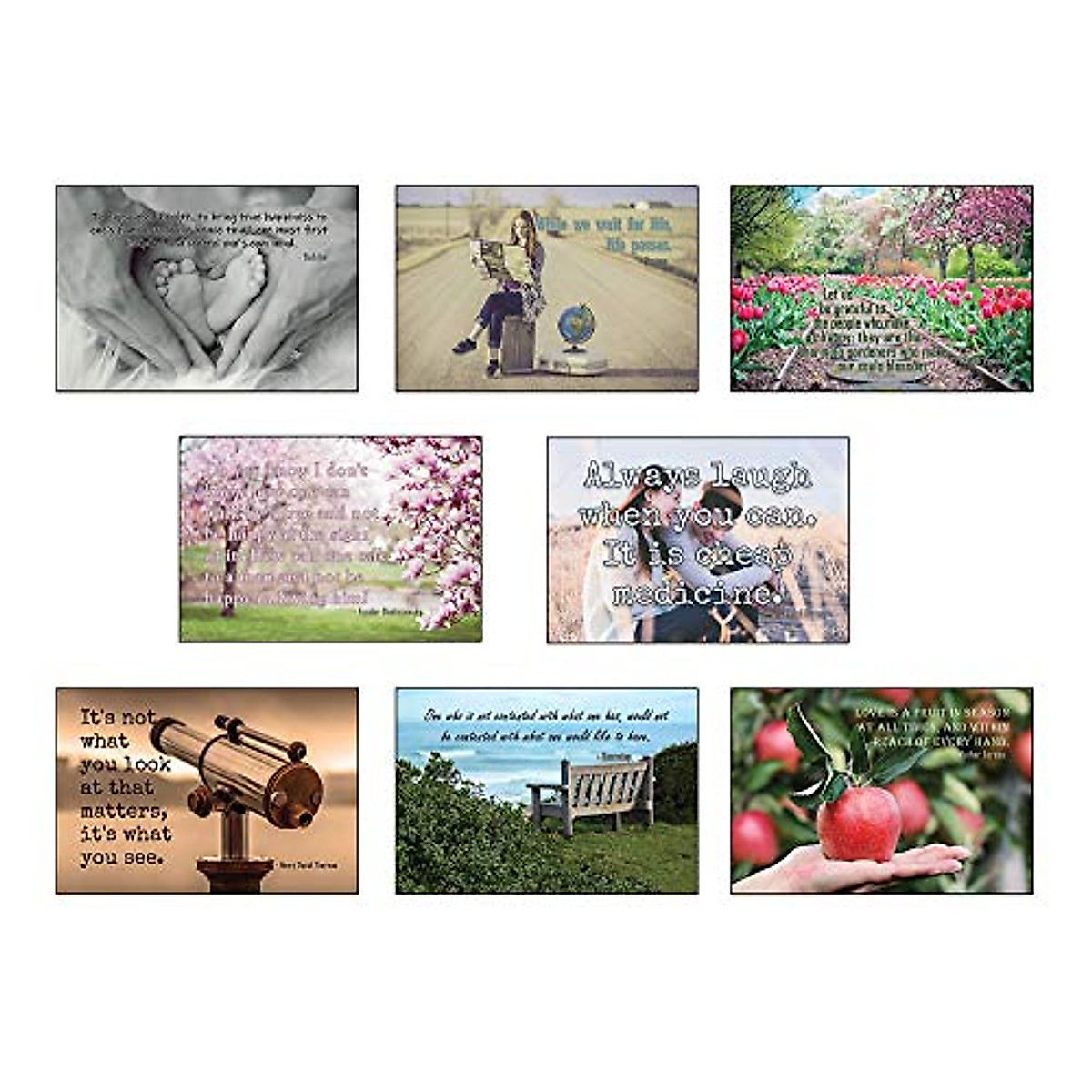 40 Mindfulness, Inspirational and Motivational Postcards