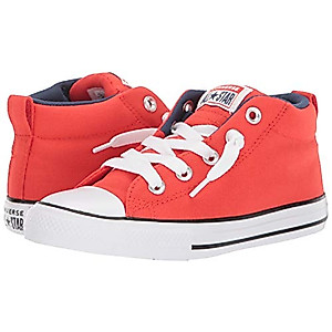 Converse Baby-Boy's Chuck Taylor All Star Street Moon Seasons Sneaker, Habanero Red/Navy/White, 3 M US Infant