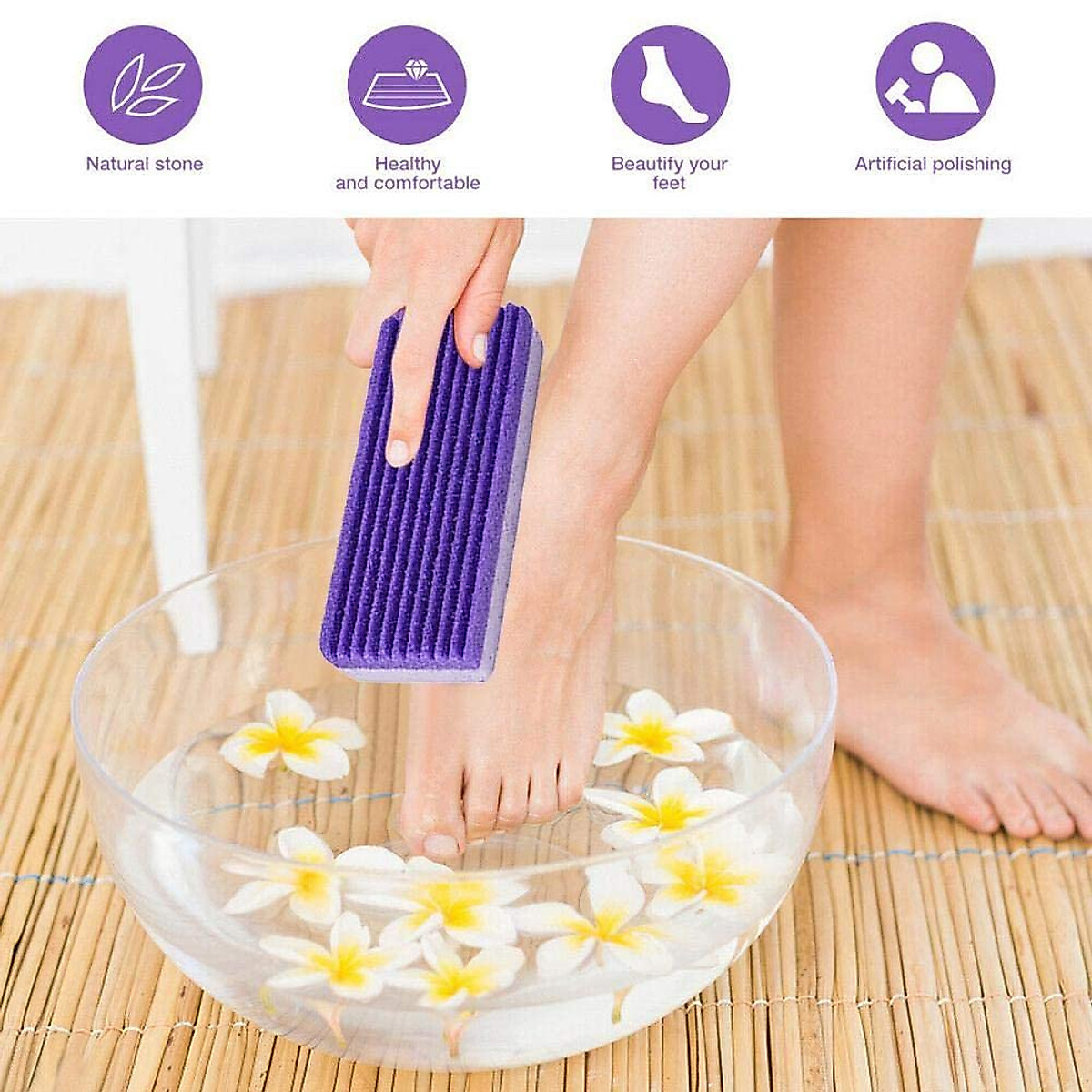 1pc pedicure/foot care Foot Pumice Stone,pedicure tools your dead smooth feet's and make skin R3C3 fee comfortable rub For foot, stone,pumice pool feet,pumice body,foot bar callus callus pumic