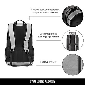 SOLO Varsity Laptop Backpack 15.6 inch Grey