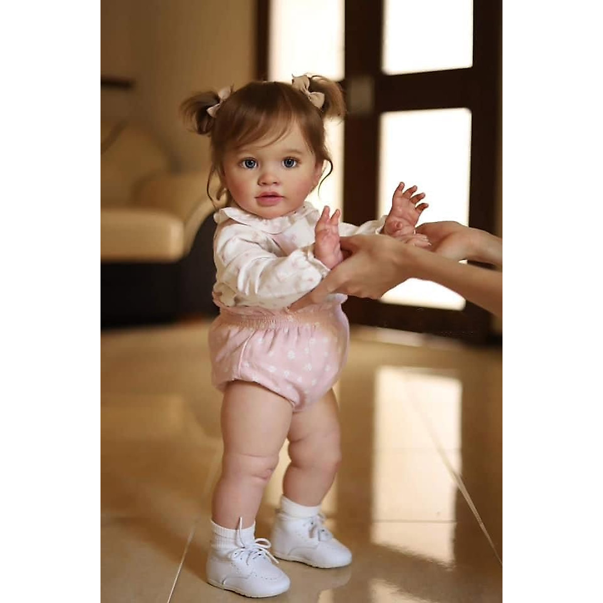 Zero Pam Reborn Baby Dolls Huge,Realistic Baby Doll 26 Inch 65 Cm Soft Cloth Body Baby Dolls That Look Real Adorable Newborn Baby Bebe Reborn Girl for Kids