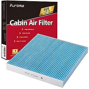 Puroma Cabin Air Filter with Multiple Fiber Layers, Compatible with Acura CSX, ILX, MDX, RDX, TLX, RLX, CP134, CF10134, Honda Civic, CR-V, Odyssey, Pilot, Accord, Ridgeline, Passport