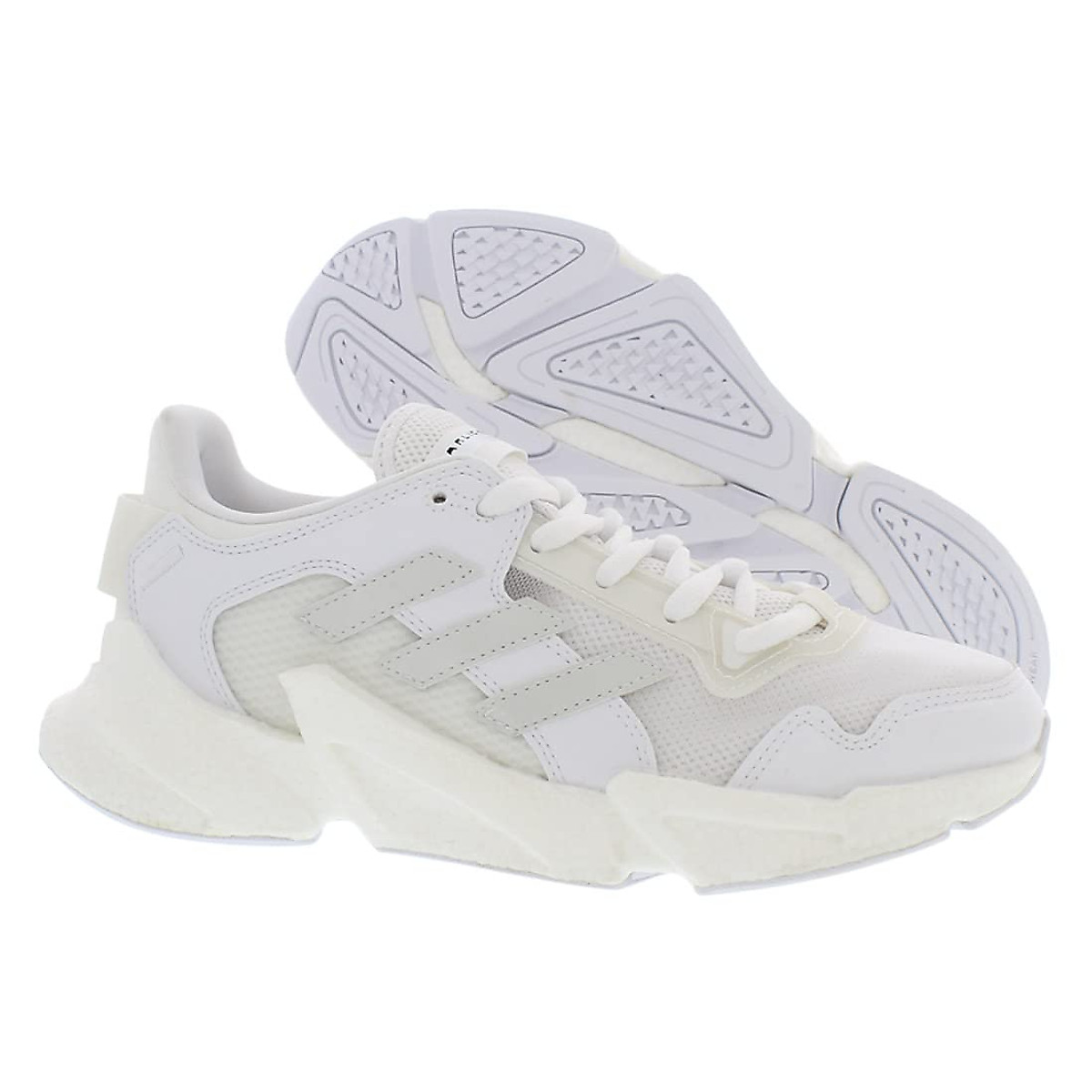 adidas X Karlie Kloss Women's X9000 Athletic Running Sneaker Shoes, Cloud White/Reflective/Iridescent, 9