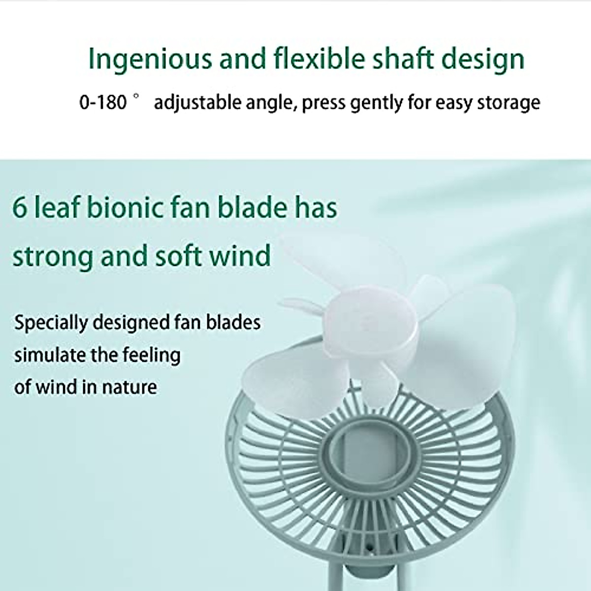 Dalontun Desk Fan Table Shaking Fan Air Circulator Home Office 3 Speed Battery Operated 7 Inch Clip Bedroom Cooling JP-ytts 0