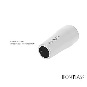 IRON °FLASK Rover Tumbler 2.0-32 Oz, 2 Lids (Straw/Flip), Vacuum Insulated Stainless Steel Bottle, Modern Double Walled, Simple Thermo Travel Mug, Hydro Water Metal Canteen (Dark Rainbow)